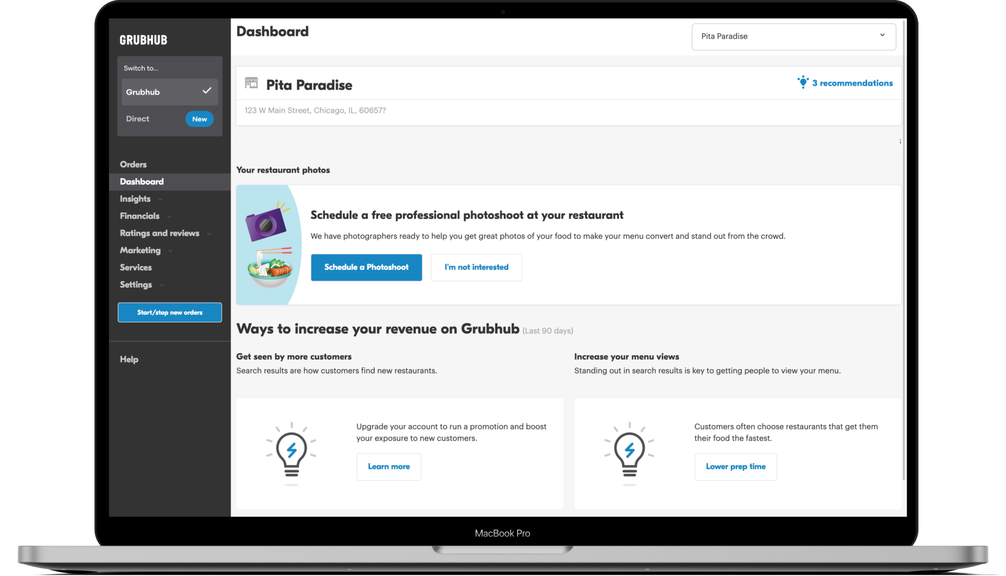 New Features in Grubhub for Restaurants Portal Help Restaurateurs Grow Their Business - Grubhub